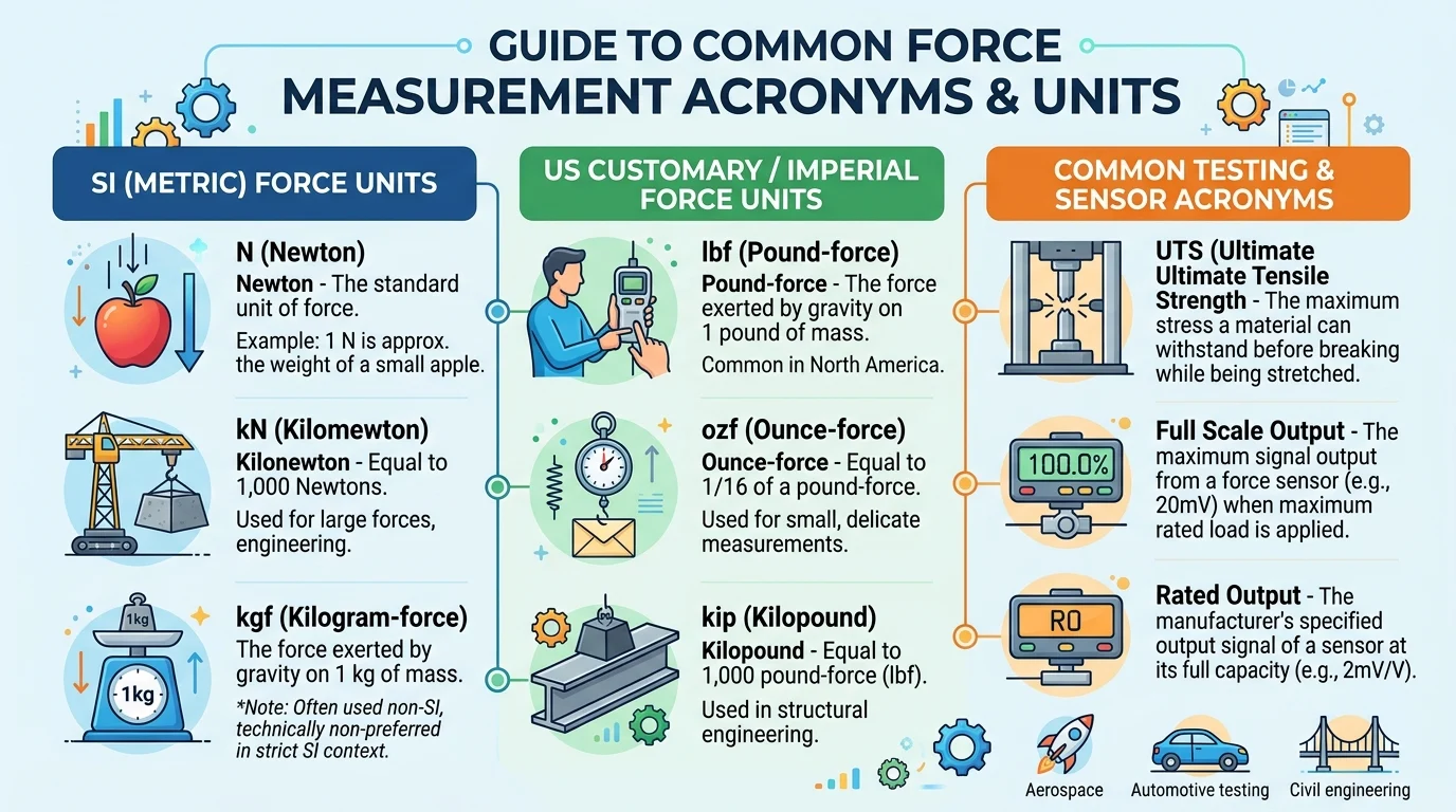 Force Measurement Acronyms: Complete Guide to Engineering and Physics ...